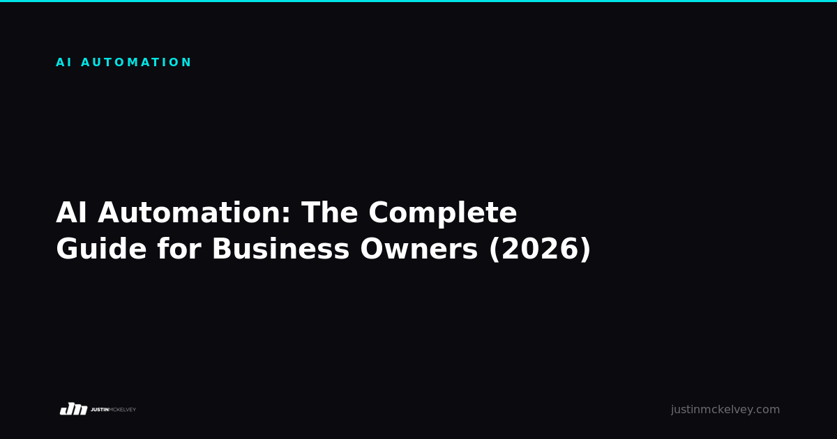 AI Automation: The Complete Guide for Business Owners (2026)